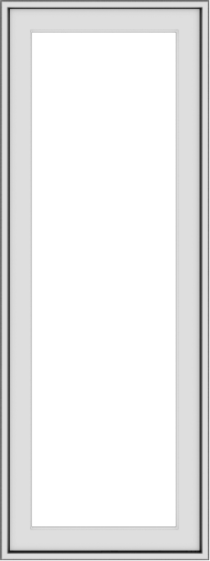 WDMA 18x48 (17.5 x 47.5 inch) uPVC Vinyl White push out Casement Windo ...