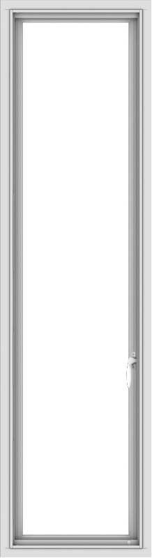 WDMA 18x66 (17.5 x 65.5 inch) White Vinyl uPVC Push out Casement Windo ...