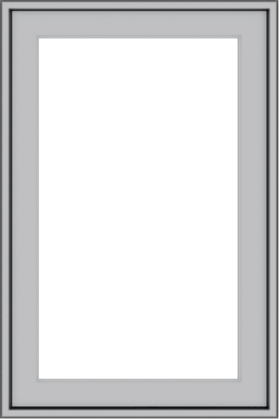 WDMA 20x30 (19.5 x 29.5 inch) Pine Wood Light Grey Aluminum Push out C ...