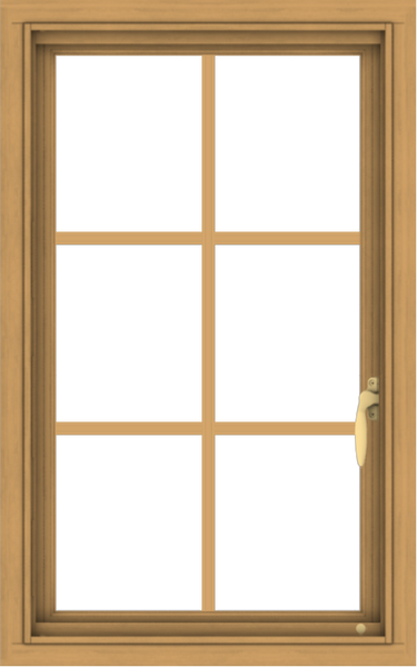 WDMA 20x32 (19.5 x 31.5 inch) Pine Wood Light Grey Aluminum Push out C ...