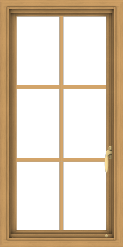 WDMA 20x40 (19.5 x 39.5 inch) Pine Wood Light Grey Aluminum Push out C ...