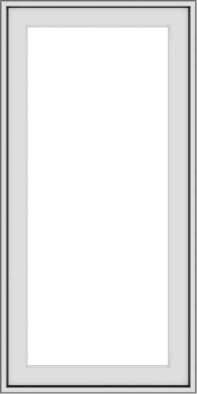 WDMA 20x40 (19.5 x 39.5 inch) Vinyl uPVC White Push out Casement Windo ...