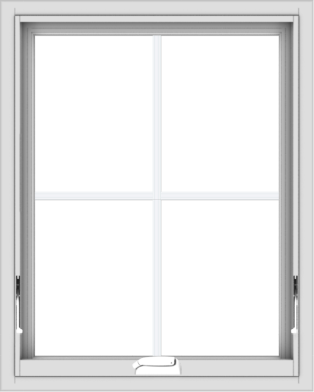 WDMA 24x30 (23.5 x 29.5 inch) White Vinyl uPVC Crank out Awning Window ...