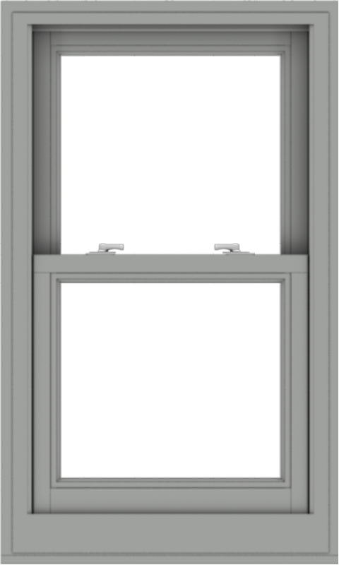 WDMA 24x40 (23.5 x 39.5 inch) Aluminum Single Double Hung Window with ...