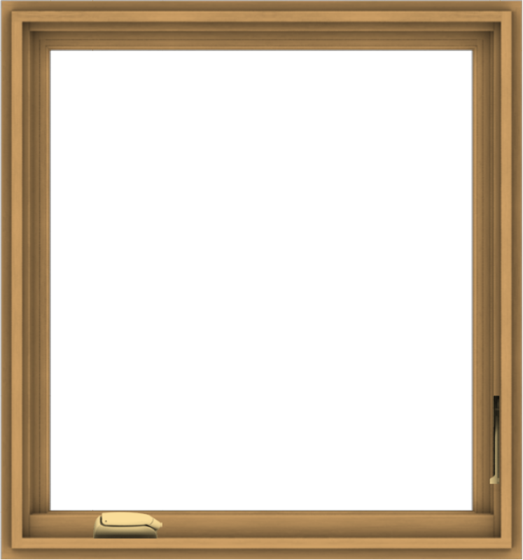 WDMA 28x30 (27.5 x 29.5 inch) Pine Wood Dark Grey Aluminum Crank out C ...