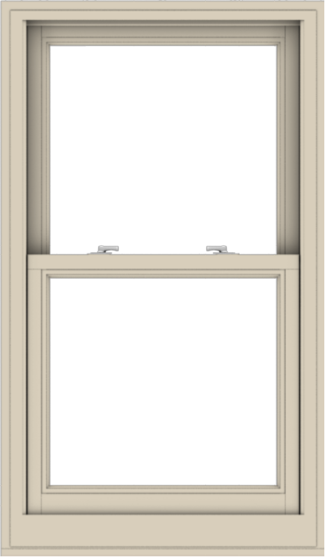 WDMA 28x48 (27.5 x 47.5 inch) Aluminum Single Double Hung Window with ...