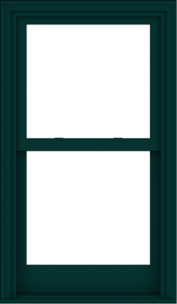 WDMA 28x48 (27.5 x 47.5 inch) Aluminum Single Double Hung Window with ...