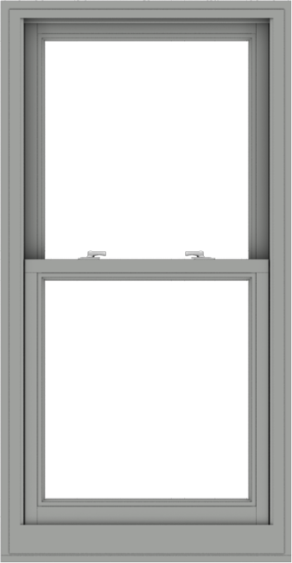 WDMA 28x54 (27.5 x 53.5 inch) Aluminum Single Double Hung Window with ...