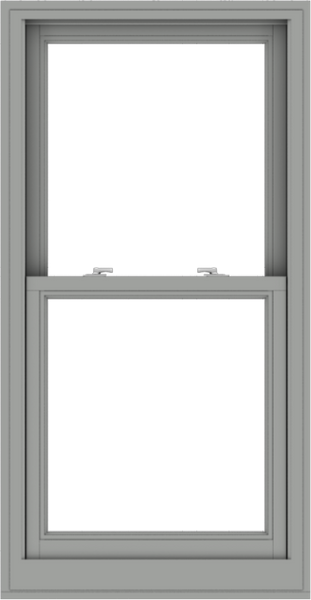 WDMA 28x54 (27.5 x 53.5 inch) Aluminum Single Double Hung Window with ...