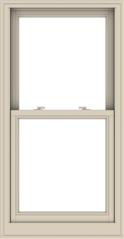 WDMA 28x54 (27.5 x 53.5 inch) Aluminum Single Double Hung Window with ...