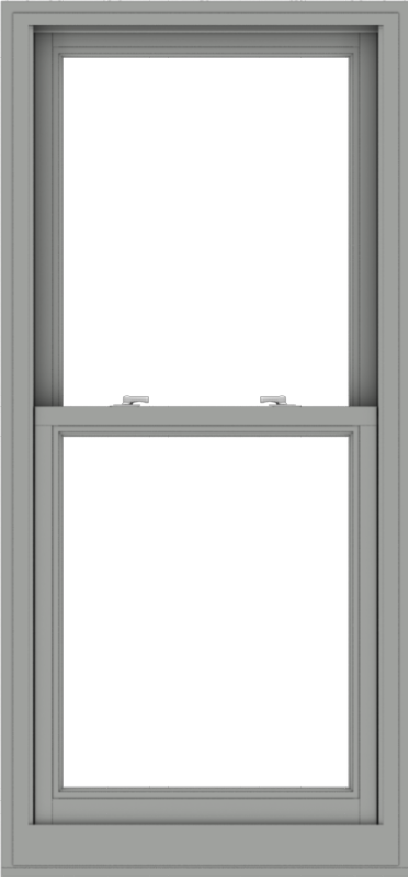WDMA 28x60 (27.5 x 59.5 inch) Aluminum Single Double Hung Window with ...