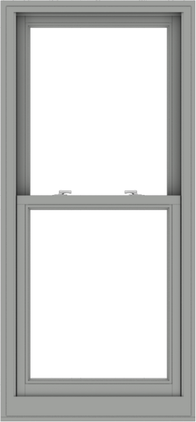 WDMA 28x60 (27.5 x 59.5 inch) Aluminum Single Double Hung Window with ...