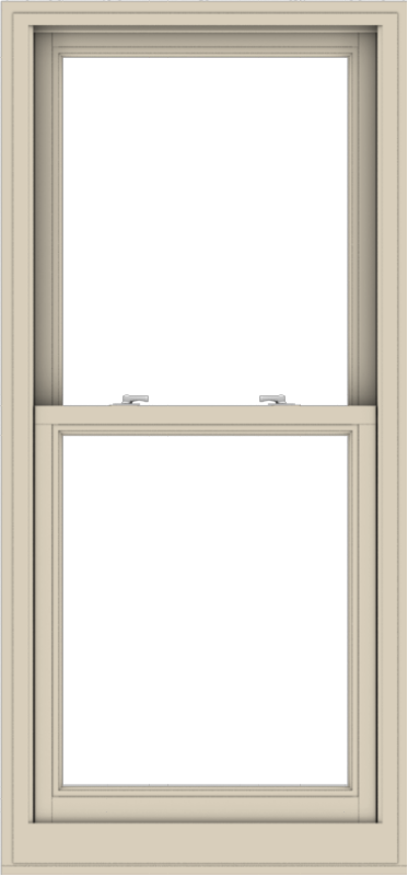 WDMA 28x60 (27.5 x 59.5 inch) Aluminum Single Double Hung Window with ...
