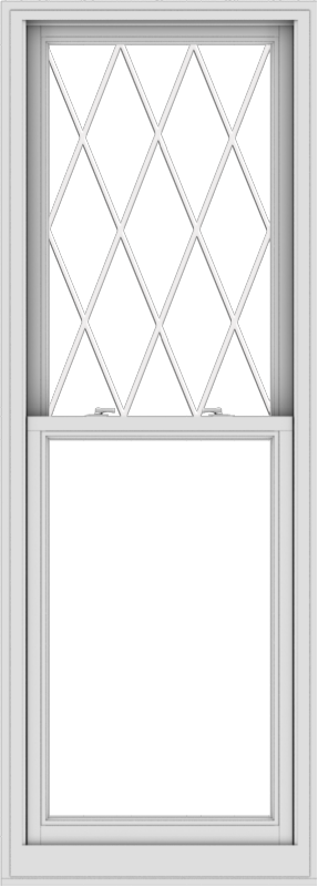 WDMA 28x78 (27.5 x 77.5 inch) Aluminum Single Double Hung Window with ...