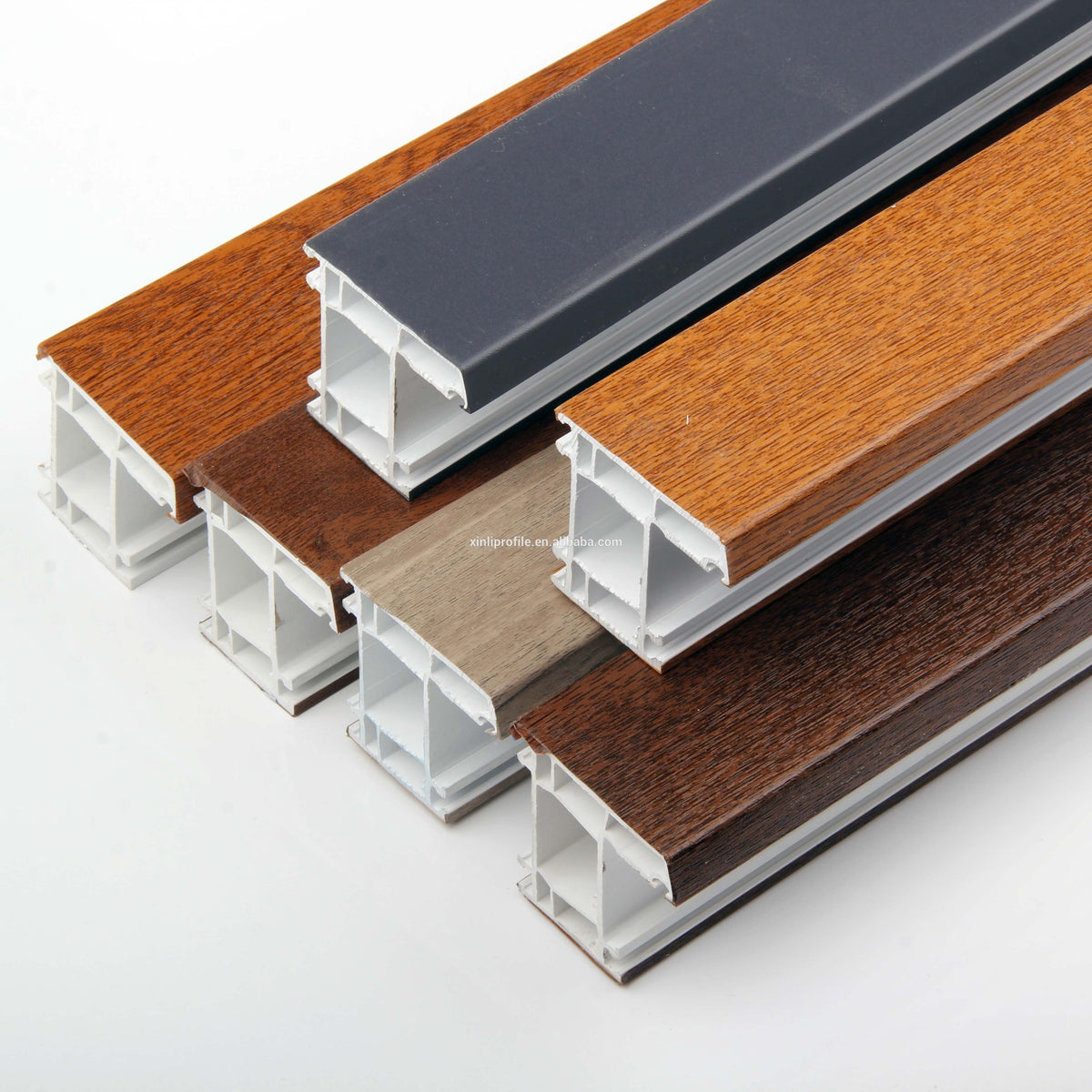 3 tracks sliding pvc window extrusion upvc profile for upvc windows an ...
