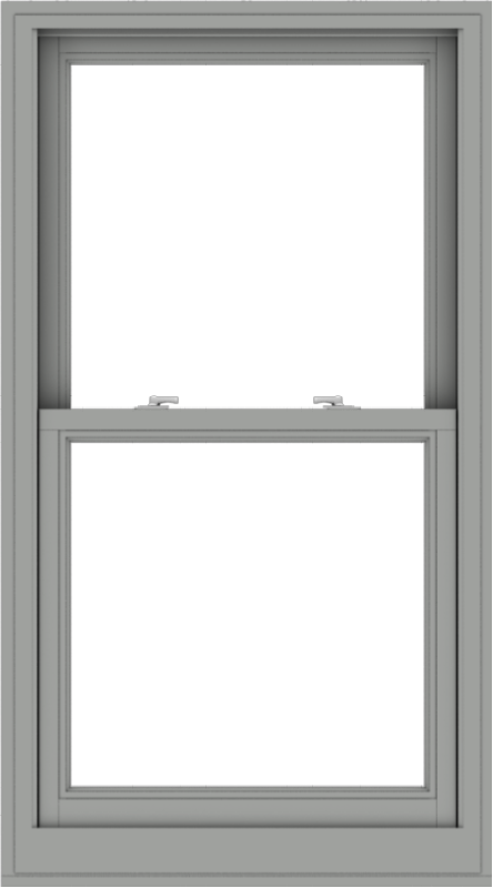 WDMA 30x54 (29.5 x 53.5 inch) Aluminum Single Double Hung Window with ...