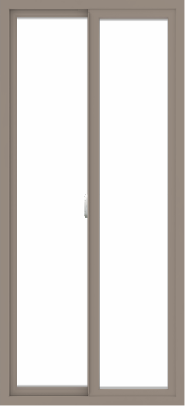 WDMA 30x65 (29.5 x 64.5 inch) White Brown Black Vinyl uPVC Slide Windo ...