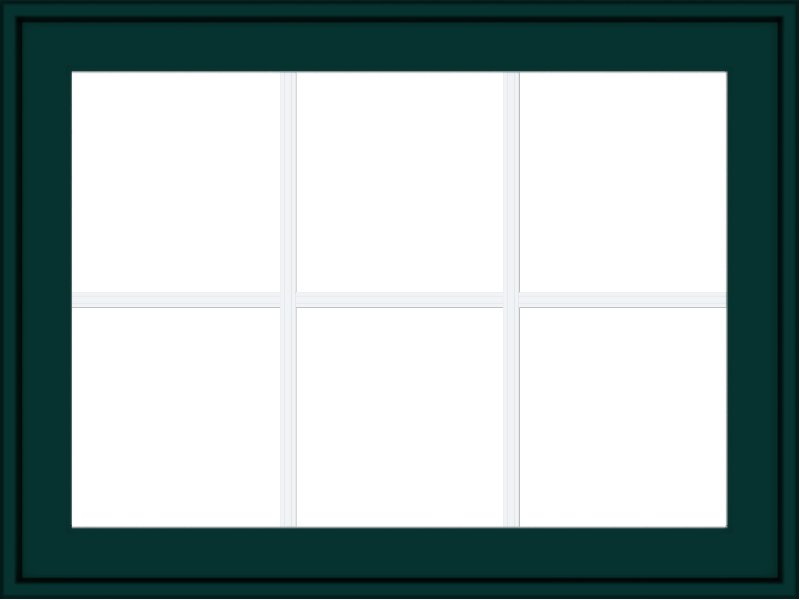 WDMA 32x24 (31.5 x 23.5 inch) Oak Wood Green Aluminum Push out Awning ...