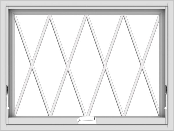 WDMA 32x24 (31.5 x 23.5 inch) White Vinyl uPVC Crank out Awning Window ...