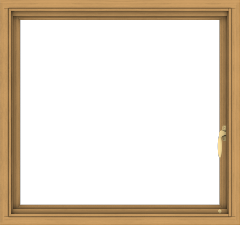 WDMA 32x30 (31.5 x 29.5 inch) Pine Wood Light Grey Aluminum Push out C ...