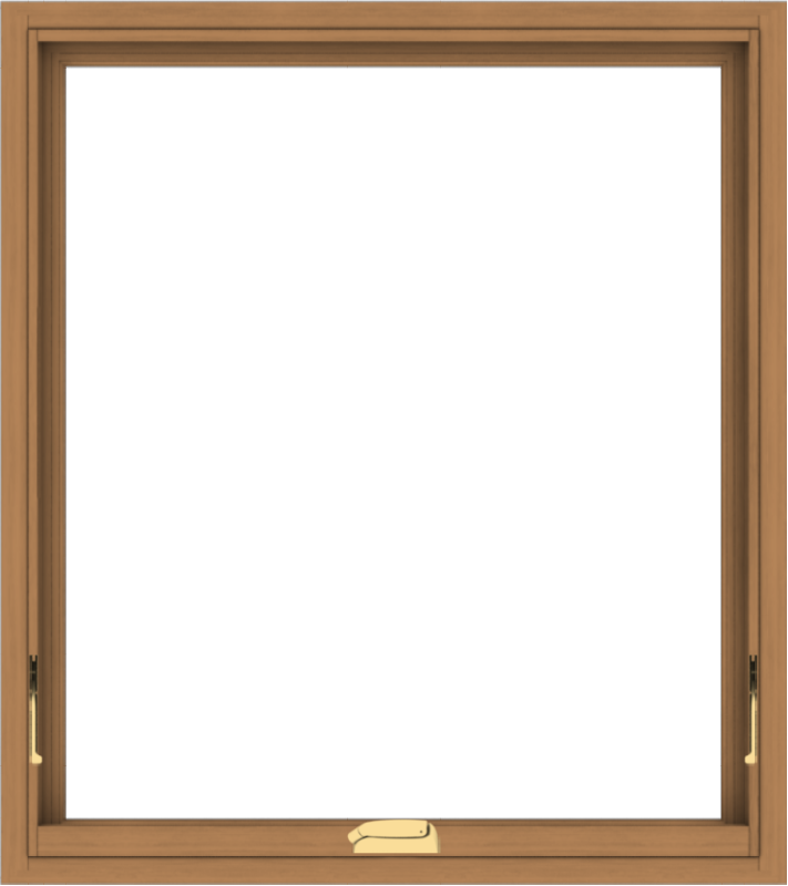 WDMA 32x36 (31.5 x 35.5 inch) Oak Wood Dark Brown Bronze Aluminum Cran ...
