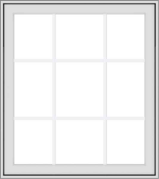 WDMA 32x36 (31.5 x 35.5 inch) White Vinyl uPVC Crank out Awning Window ...