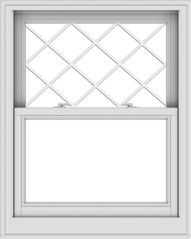WDMA 32x40 (31.5 x 39.5 inch) Aluminum Single Double Hung Window with ...