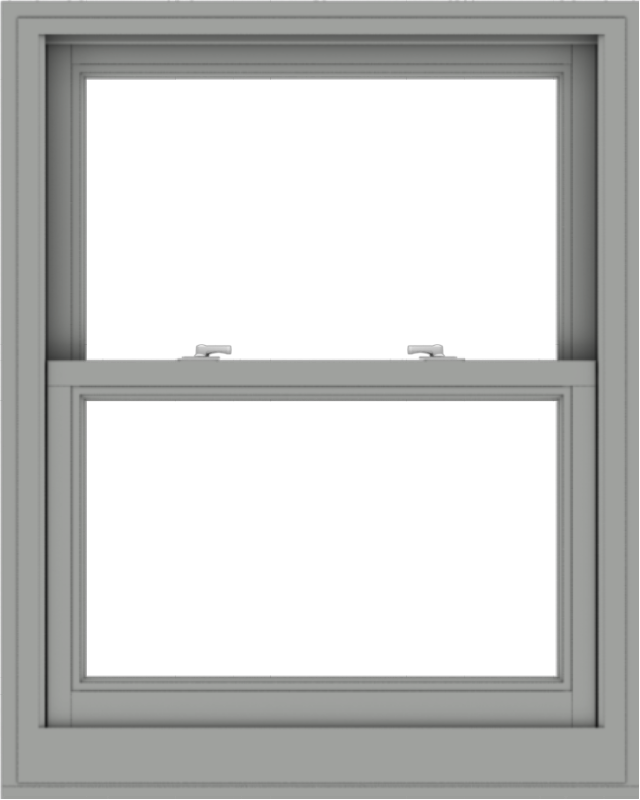 WDMA 32x40 (31.5 x 39.5 inch) Aluminum Single Double Hung Window with ...