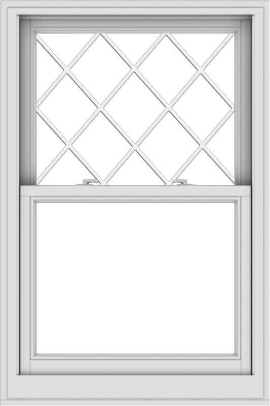 WDMA 32x48 (31.5 x 47.5 inch) Aluminum Single Double Hung Window with ...