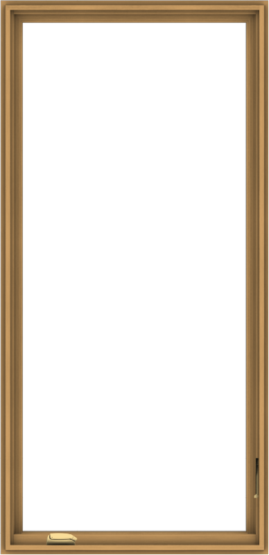 WDMA 32x66 (31.5 x 65.5 inch) Pine Wood Dark Grey Aluminum Crank out C ...