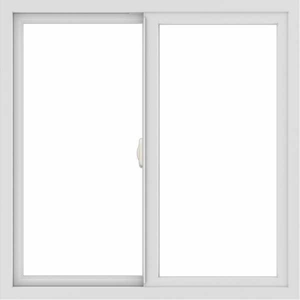 WDMA 36x36 (35.5 x 35.5 inch) White Brown Black Vinyl uPVC Slide Windo ...