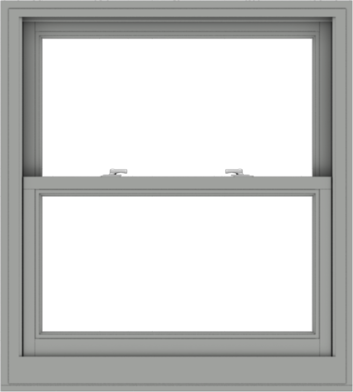WDMA 36x40 (35.5 x 39.5 inch) Aluminum Single Double Hung Window with ...