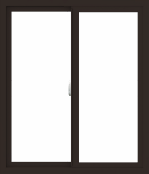 WDMA 36x42 (35.5 x 41.5 inch) White Brown Black Vinyl uPVC Slide Windo ...
