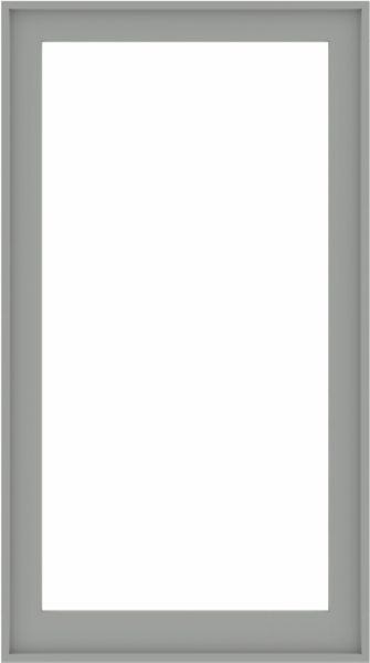 WDMA 36x64 (35.5 x 63.5 inch) Composite Wood Aluminum-Clad Grey Brown ...