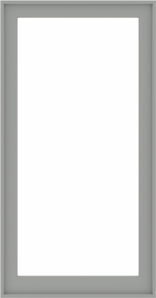 WDMA 36x68 (35.5 x 67.5 inch) Composite Wood Aluminum-Clad Grey Brown ...