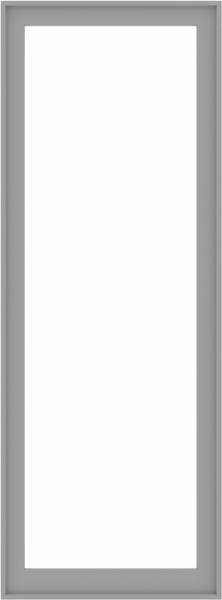 WDMA 36x96 (35.5 x 95.5 inch) Composite Wood Aluminum-Clad Grey Brown ...