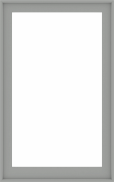 WDMA 38x60 (37.5 x 59.5 inch) Composite Wood Aluminum-Clad Grey Brown ...
