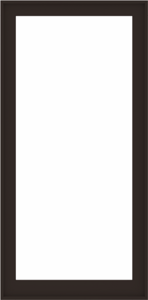 WDMA 38x76 (37.5 x 75.5 inch) Composite Wood Aluminum-Clad Grey Brown ...