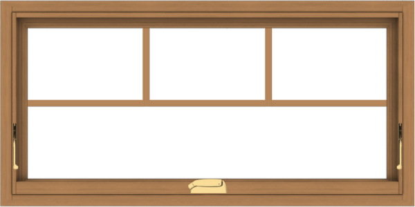 WDMA 40x20 (39.5 x 19.5 inch) Oak Wood Dark Brown Bronze Aluminum Cran ...