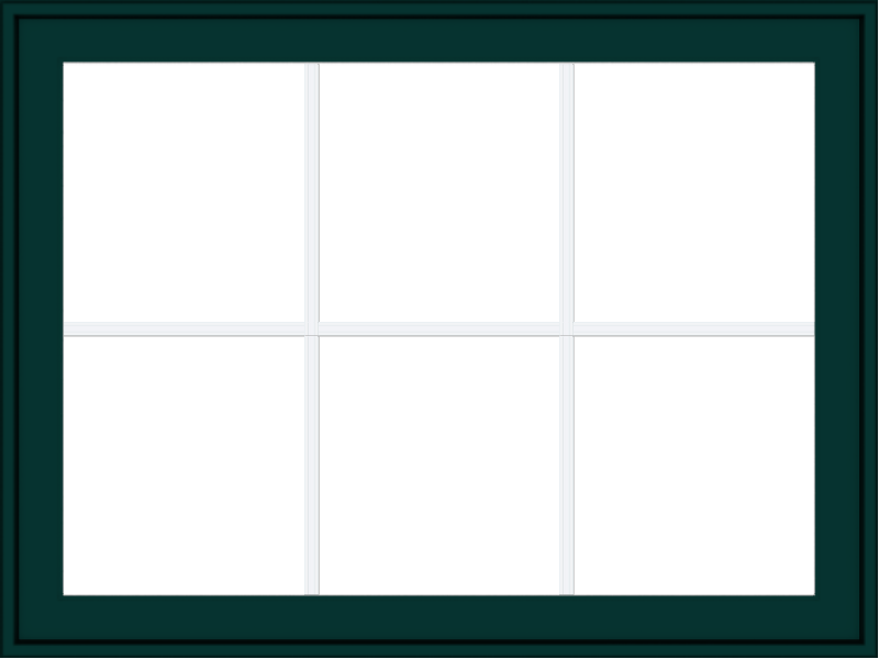 WDMA 40x30 (39.5 x 29.5 inch) Oak Wood Green Aluminum Push out Awning ...