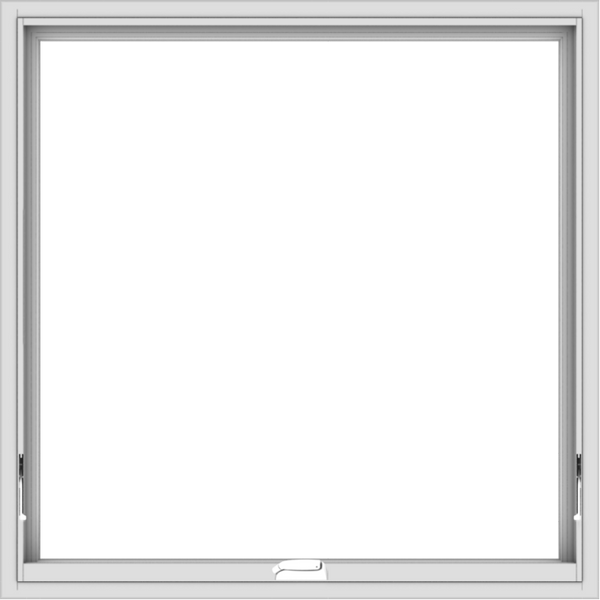 WDMA 40x40 (39.5 x 39.5 inch) White Vinyl uPVC Crank out Awning Window ...