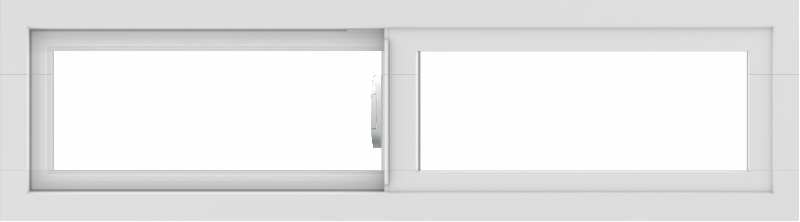 WDMA 42x12 (41.5 x 11.5 inch) White Brown Black Vinyl uPVC Slide Windo ...