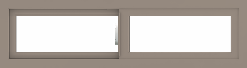 WDMA 42x12 (41.5 x 11.5 inch) White Brown Black Vinyl uPVC Slide Windo ...