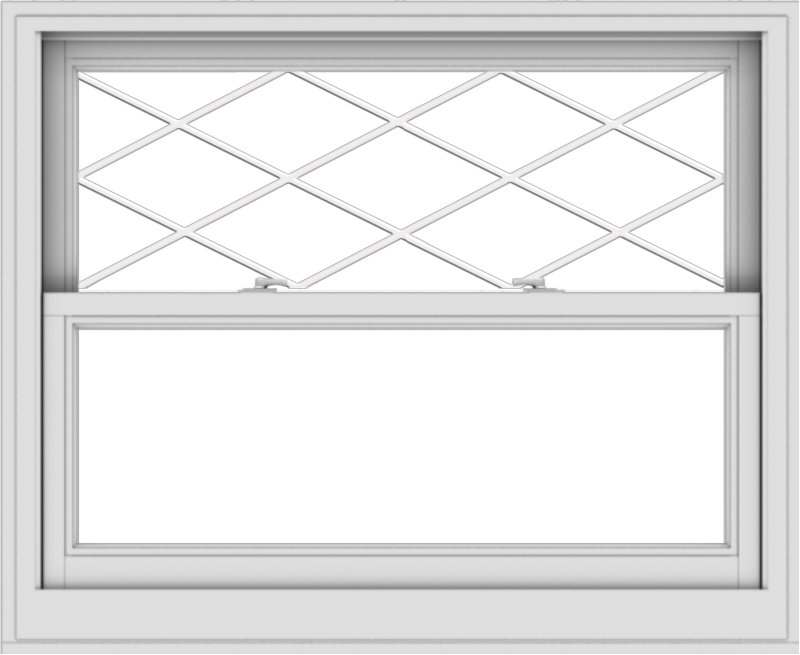 WDMA 44x36 (43.5 x 35.5 inch) Aluminum Single Double Hung Window with ...