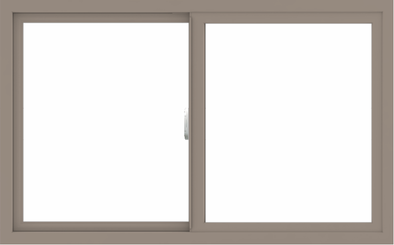 WDMA 48x30 (47.5 x 29.5 inch) White Brown Black Vinyl uPVC Slide Windo ...