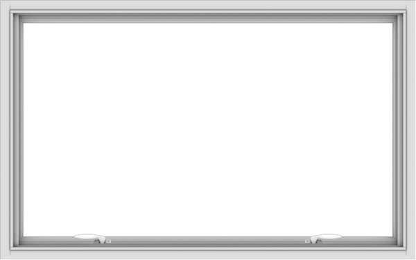 WDMA 48x30 (47.5 x 29.5 inch) White uPVC Vinyl Push out Awning Window ...