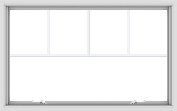 WDMA 48x30 (47.5 x 29.5 inch) White uPVC Vinyl Push out Awning Window ...