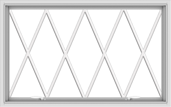 WDMA 48x30 (47.5 x 29.5 inch) White uPVC Vinyl Push out Awning Window ...