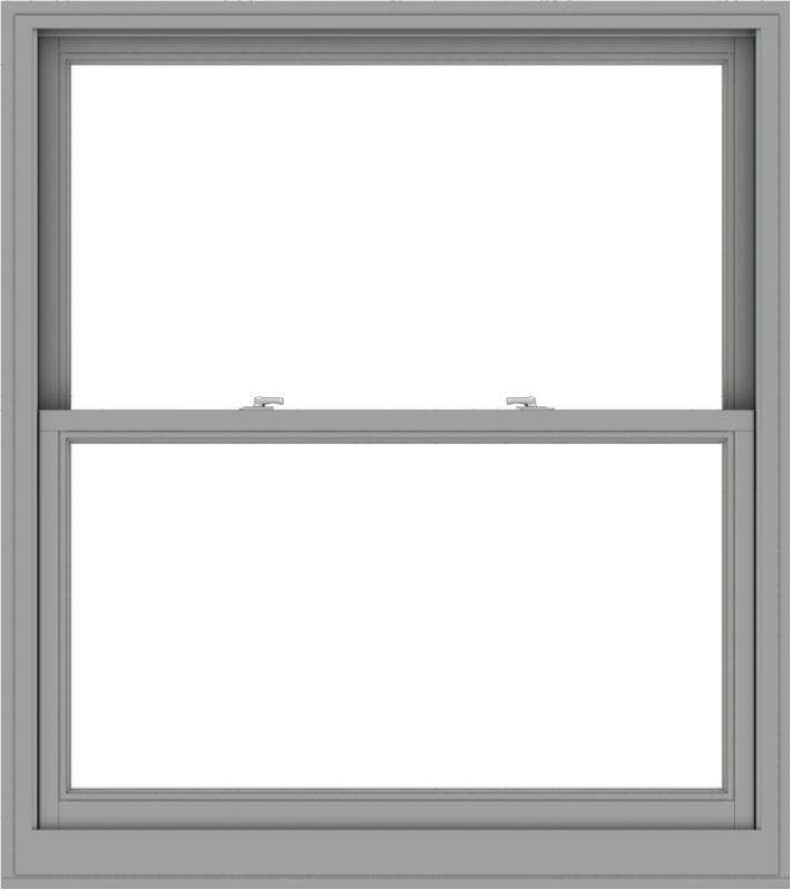 WDMA 48x54 (47.5 x 53.5 inch) Aluminum Single Double Hung Window with ...