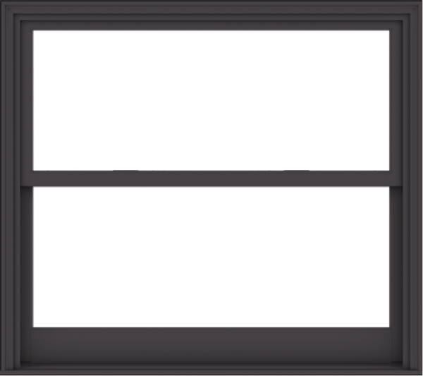 WDMA 54x48 (53.5 x 47.5 inch) Aluminum Single Double Hung Window with ...